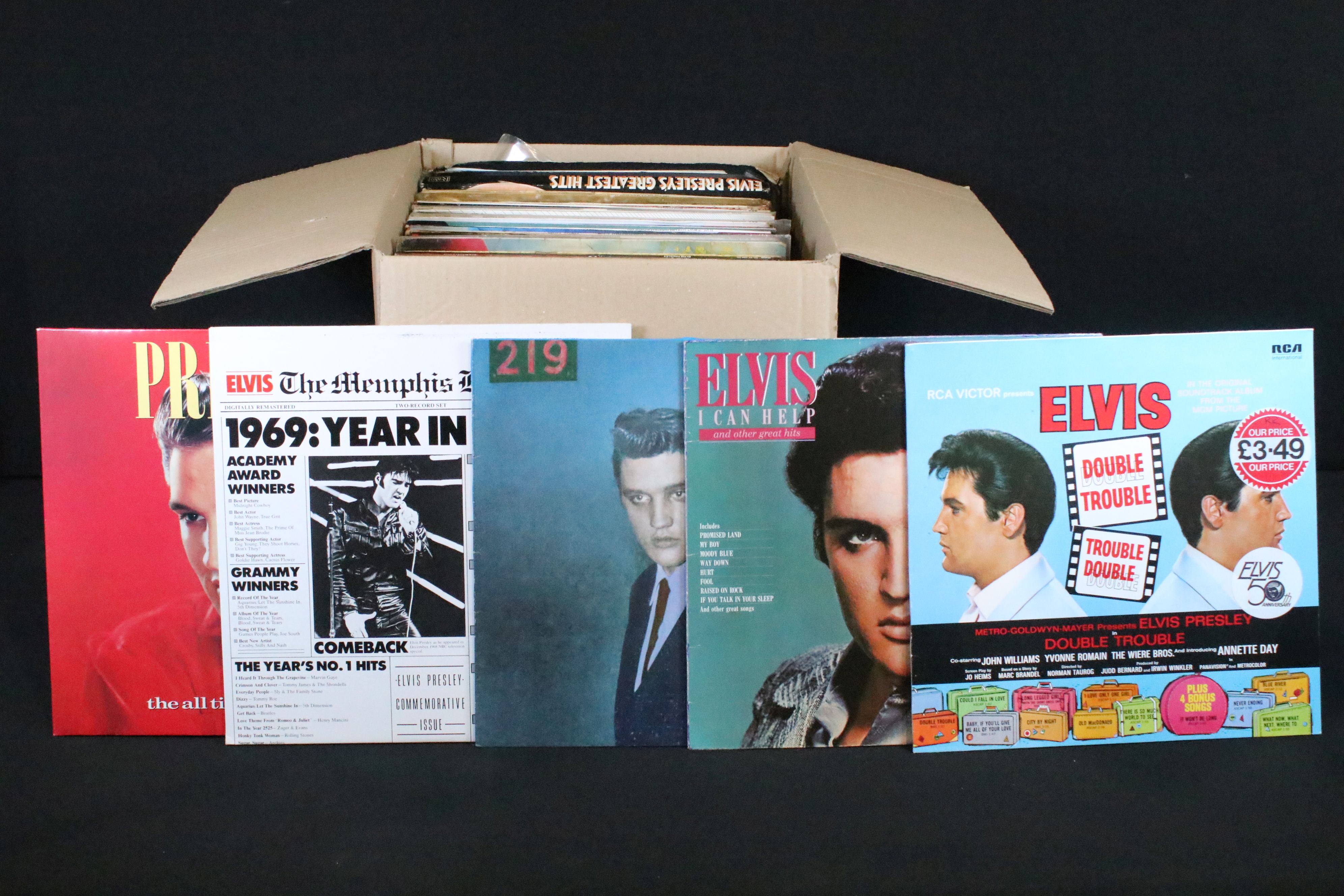 Vinyl - Over 75 Elvis Presley LP’s and 2 box sets spanning his career ...