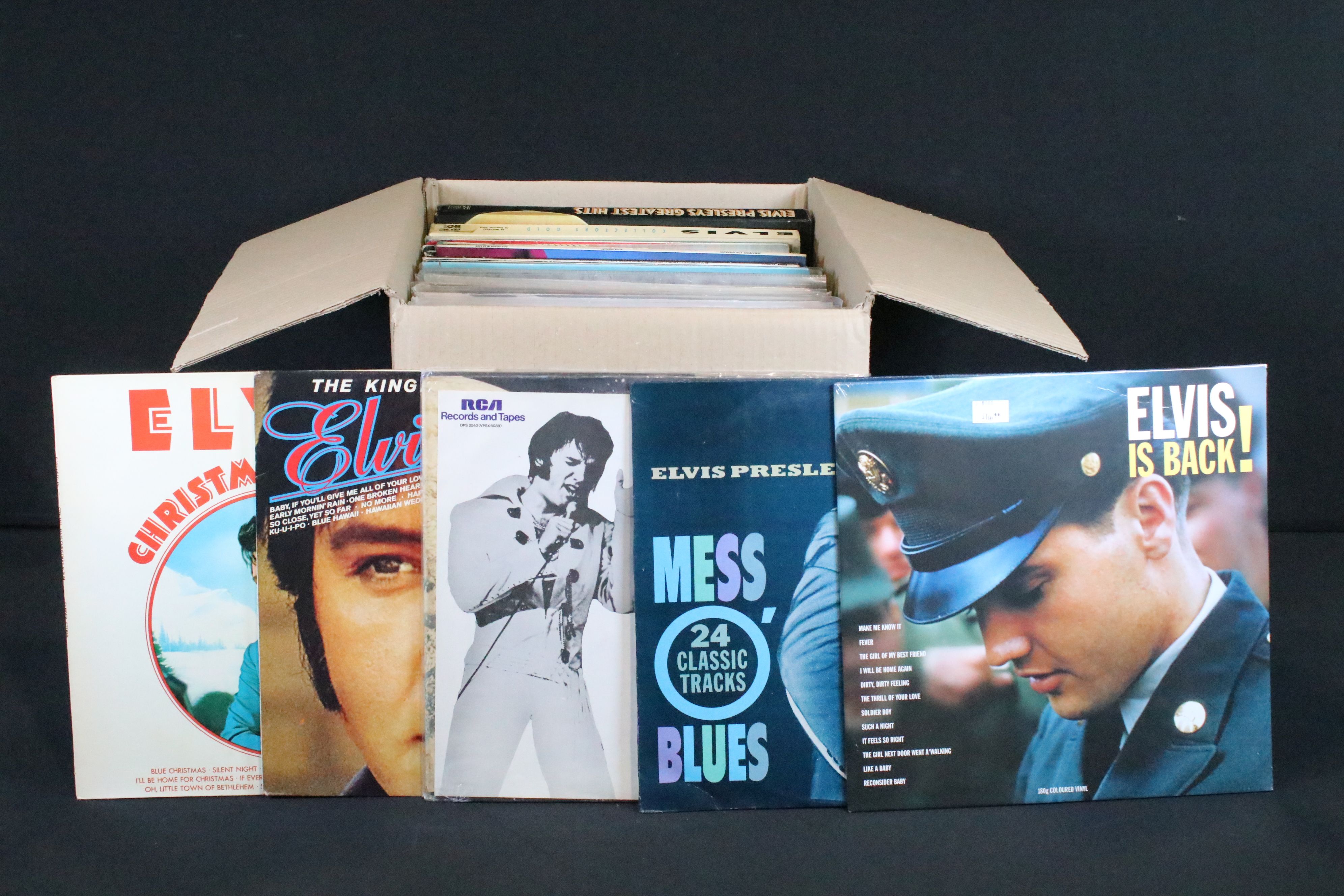 Vinyl - Over 65 Elvis Presley LP’s and 2 box sets spanning his career ...