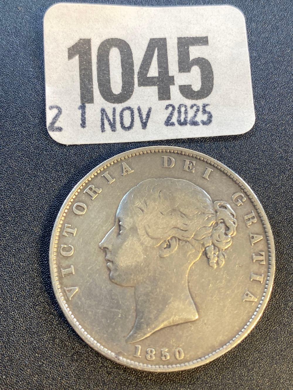 Half crown 1850 scarce
