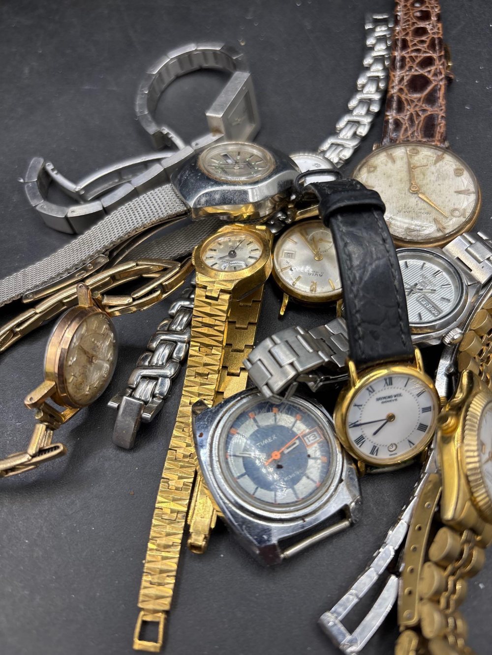 A bag of assorted wrist watches