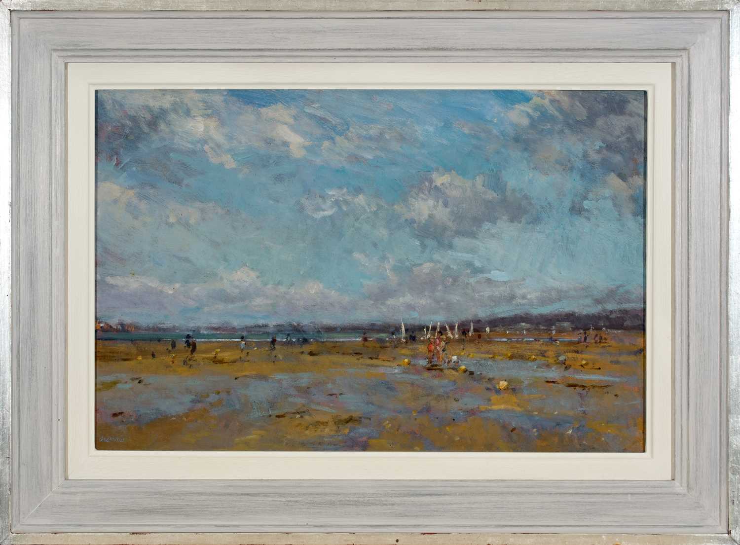 Φ Christopher Glanville (b.1948) Low Tide, Kerpenhir, Brittany Signed ...