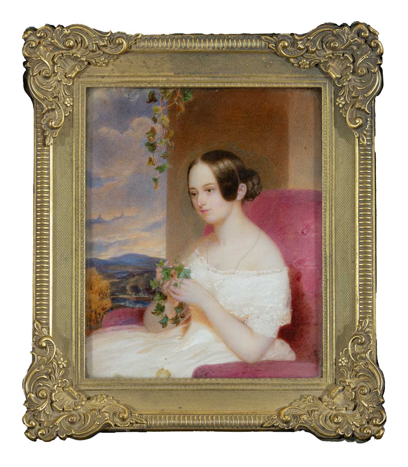λ Attributed to Emanuel Thomas Peter (Austrian 1799-1873) Portrait ...