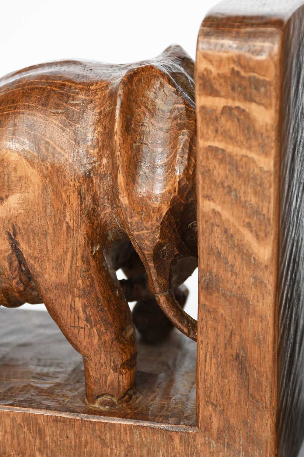Robert Thompson of Kilburn (1876-1955)A rare pair of Mouseman Elephant ...