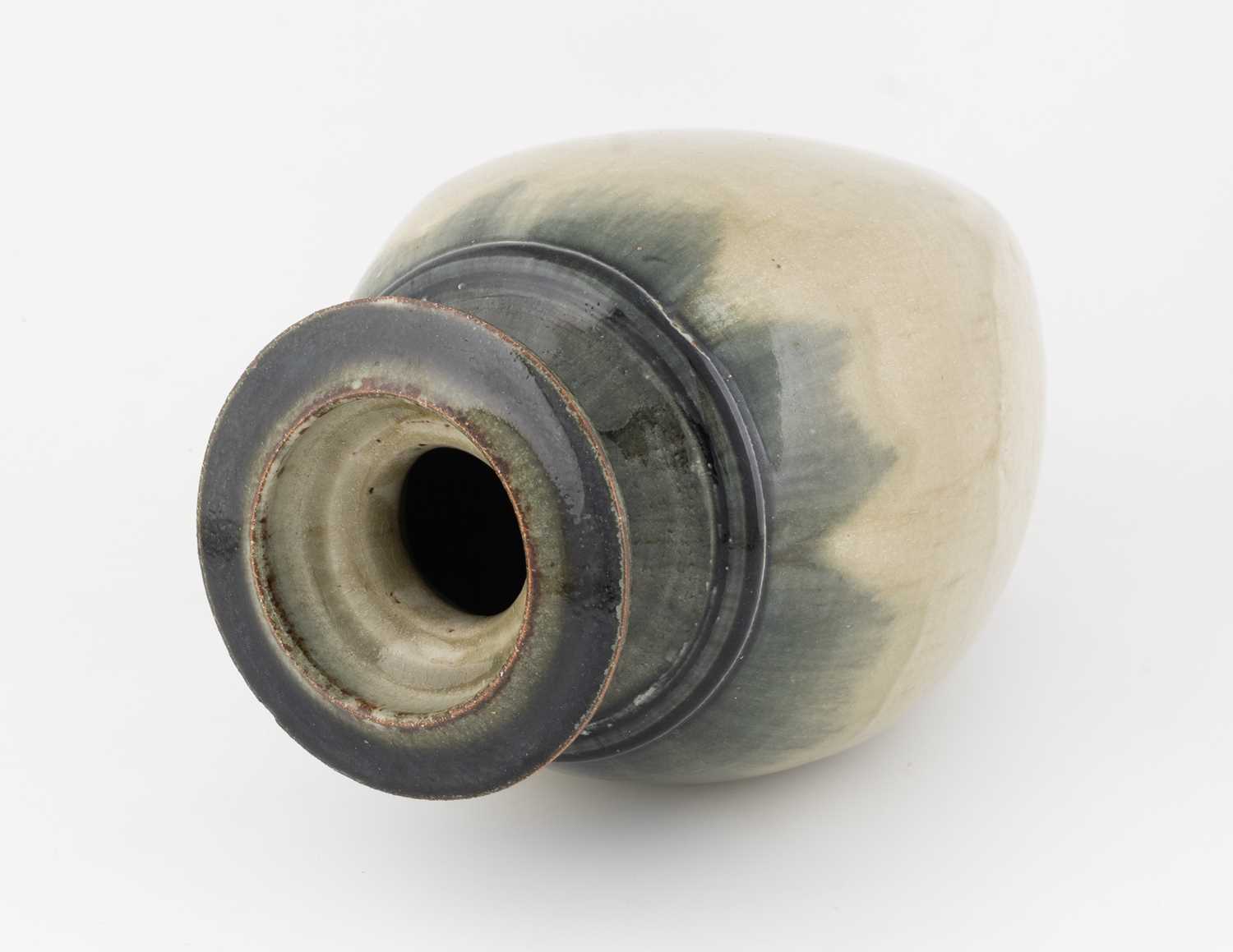 Φ Richard Batterham (1936-2021)A large stoneware vasecovered in a green ...