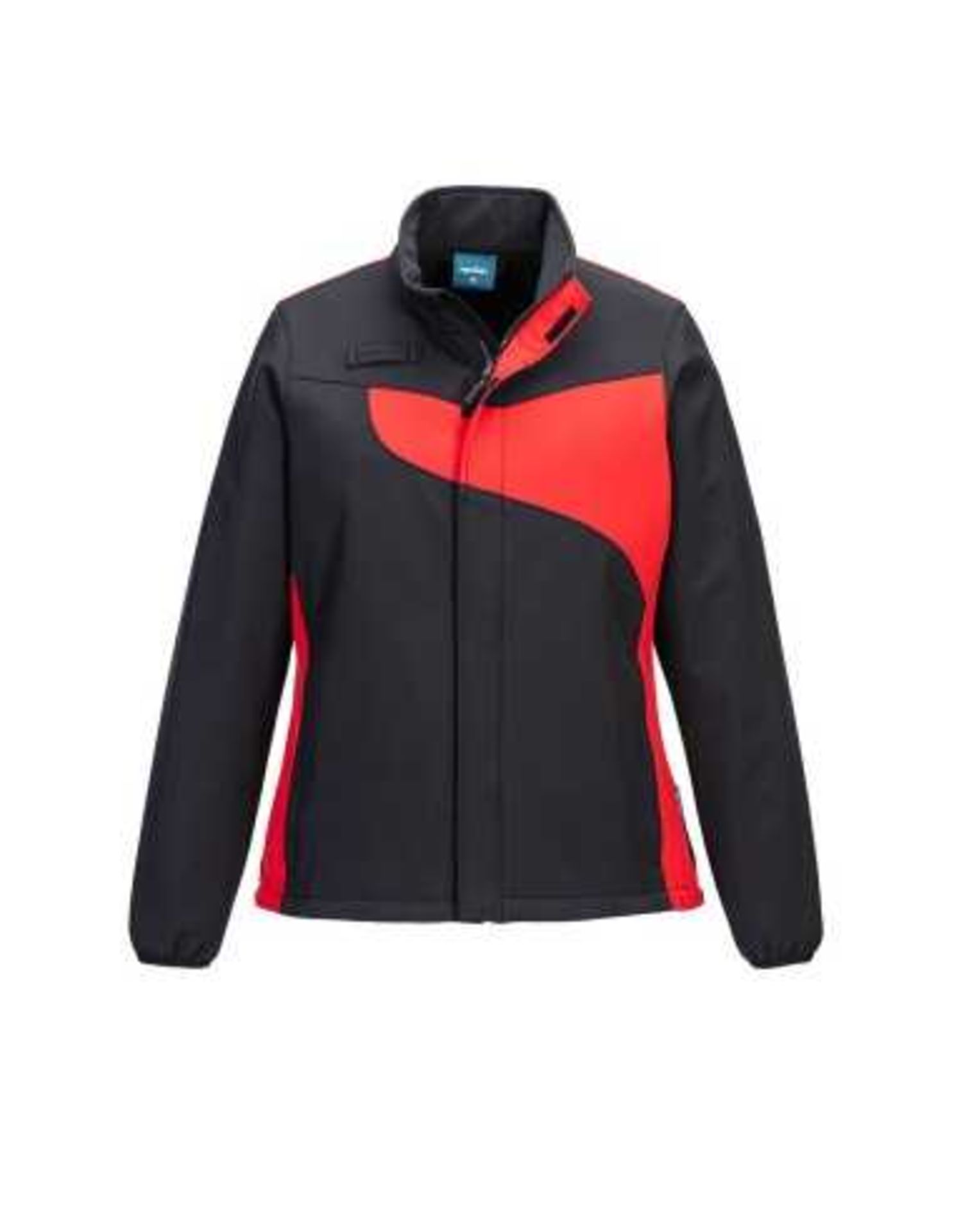 18 X BRAND NEW PORTWEST BLACK AND RED PW2 WOMENS SOFTSHELL JACKETS SIZE ...