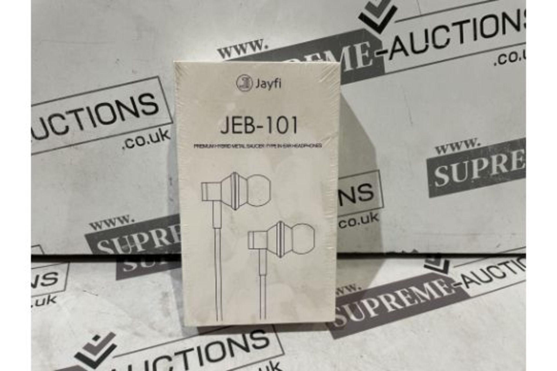 50 X BRAND NEW JAYFI JEB-101 PREMIUM HYBRID METAL SAUCER TYPE IN EAR ...