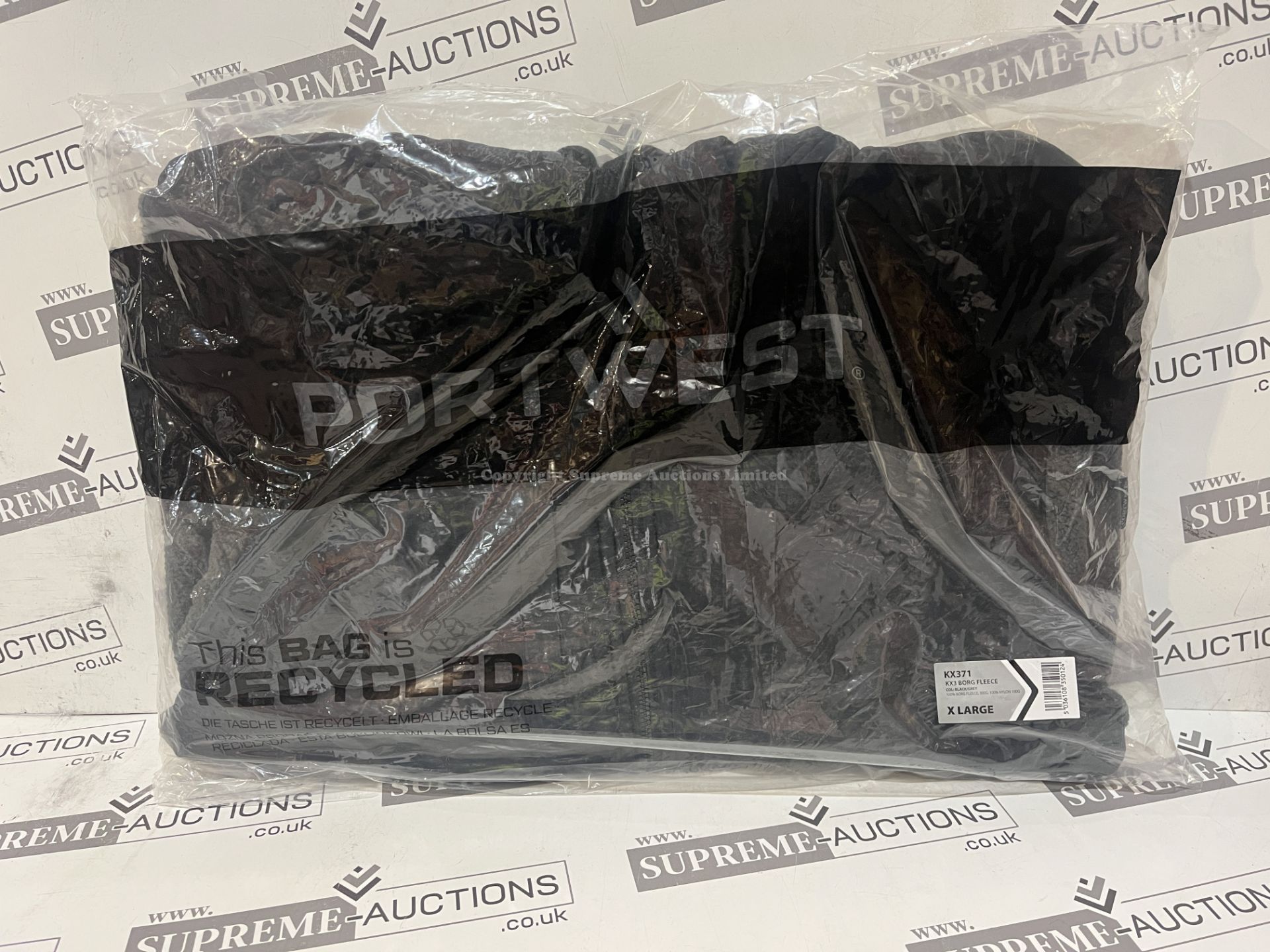 18 X BRAND NEW PORTWEST KX3 BJORG FLEECE WORK JACKETS SIZE XXL R18-5