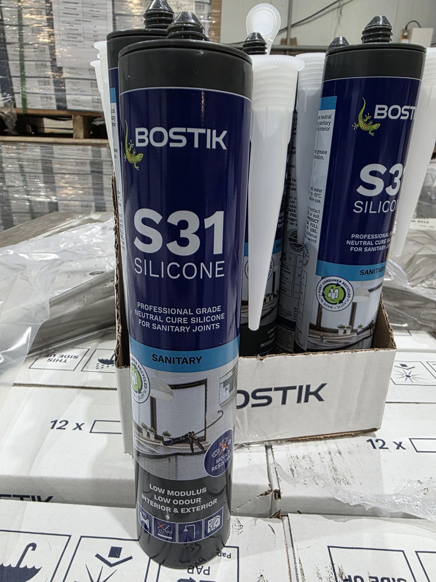 36 x Bostik Pro S31 Sanitary Silicone 310ml Clear. RRP £12.49 per tube ...