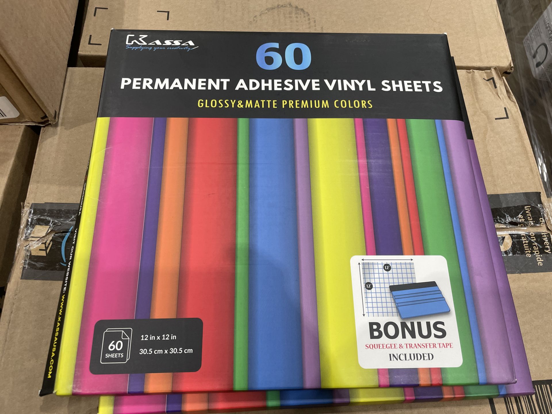 18 X BRAND NEW KASSA PREMIUM QUALITY VINYL PACKS OF 60 PERMANENT ...