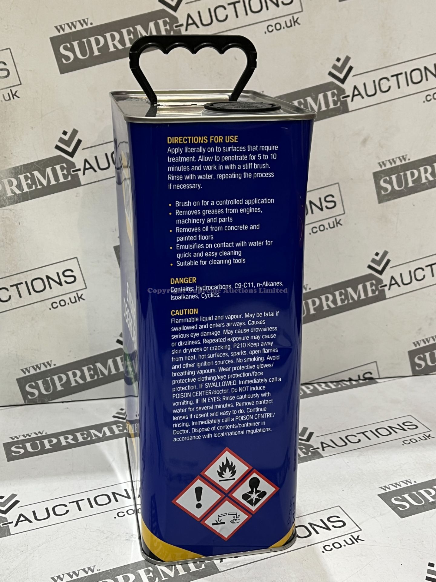 8x BRAND NEW NAPA ENGINE DEGREASER - 5 LITRE EACH. (LOC: R5-4-CC205)