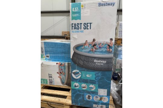 New And Boxed Bestway Fast Set Fill & Rise Pool. RRP £224.99 Each ...