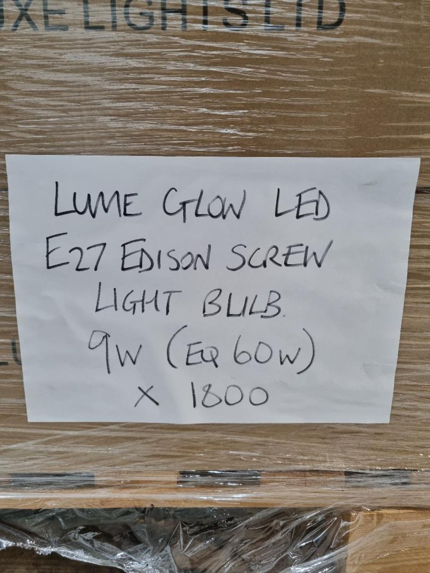 120 X NEW & BOXED LUME GLOW E27 EDISON SCREW 9W = TO 60W LED LIGHT ...