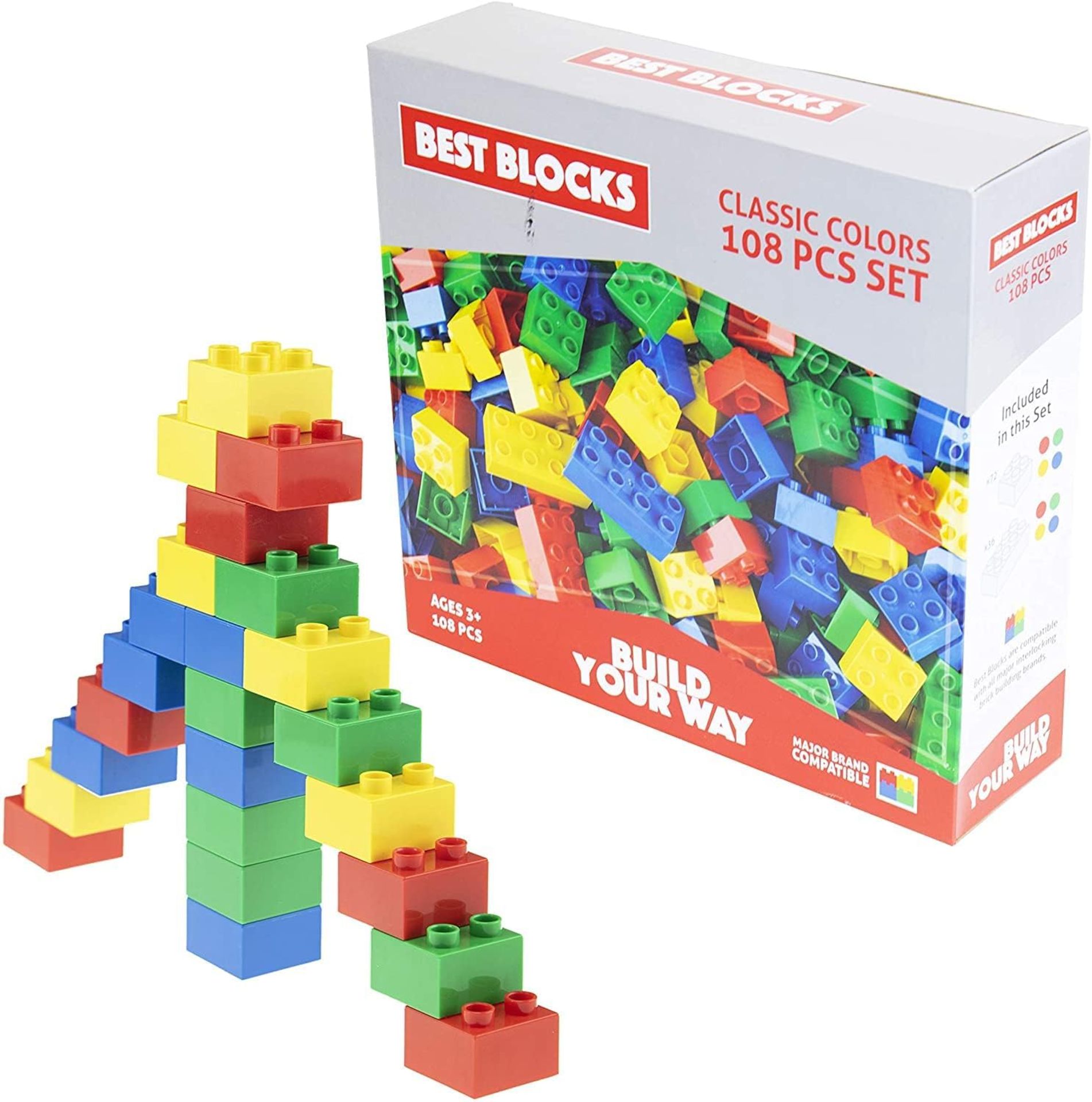 10 x New Boxed Lego Style Strictly Briks Best Blocks Big Blocks Set ...