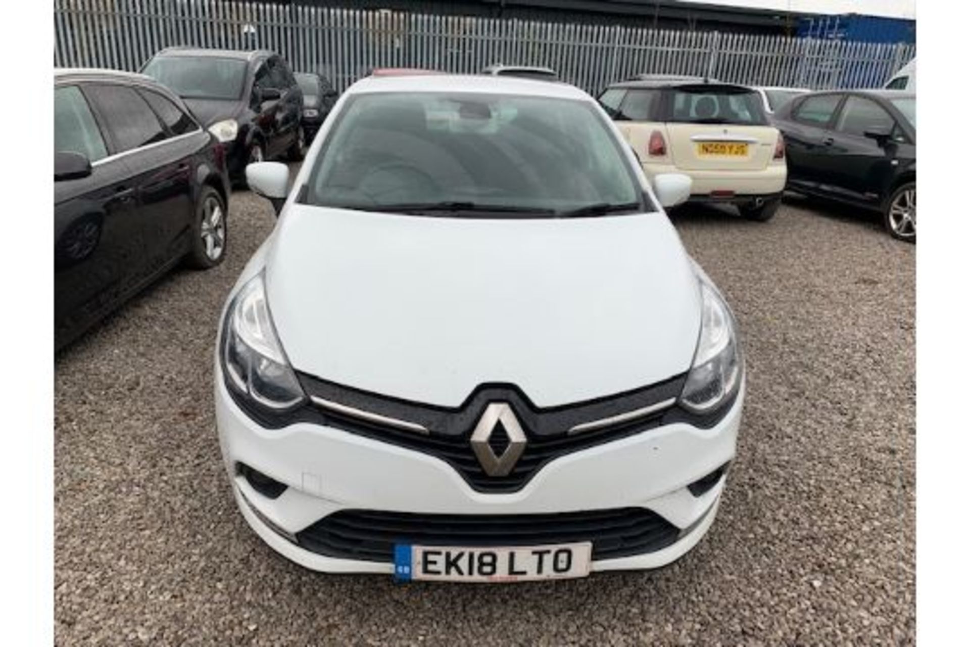 EK18 LTO WHITE RENAULT CLIO DYNAMIQUE NAV 1 X KEY LOGBOOK ALLOY WHEELS ...