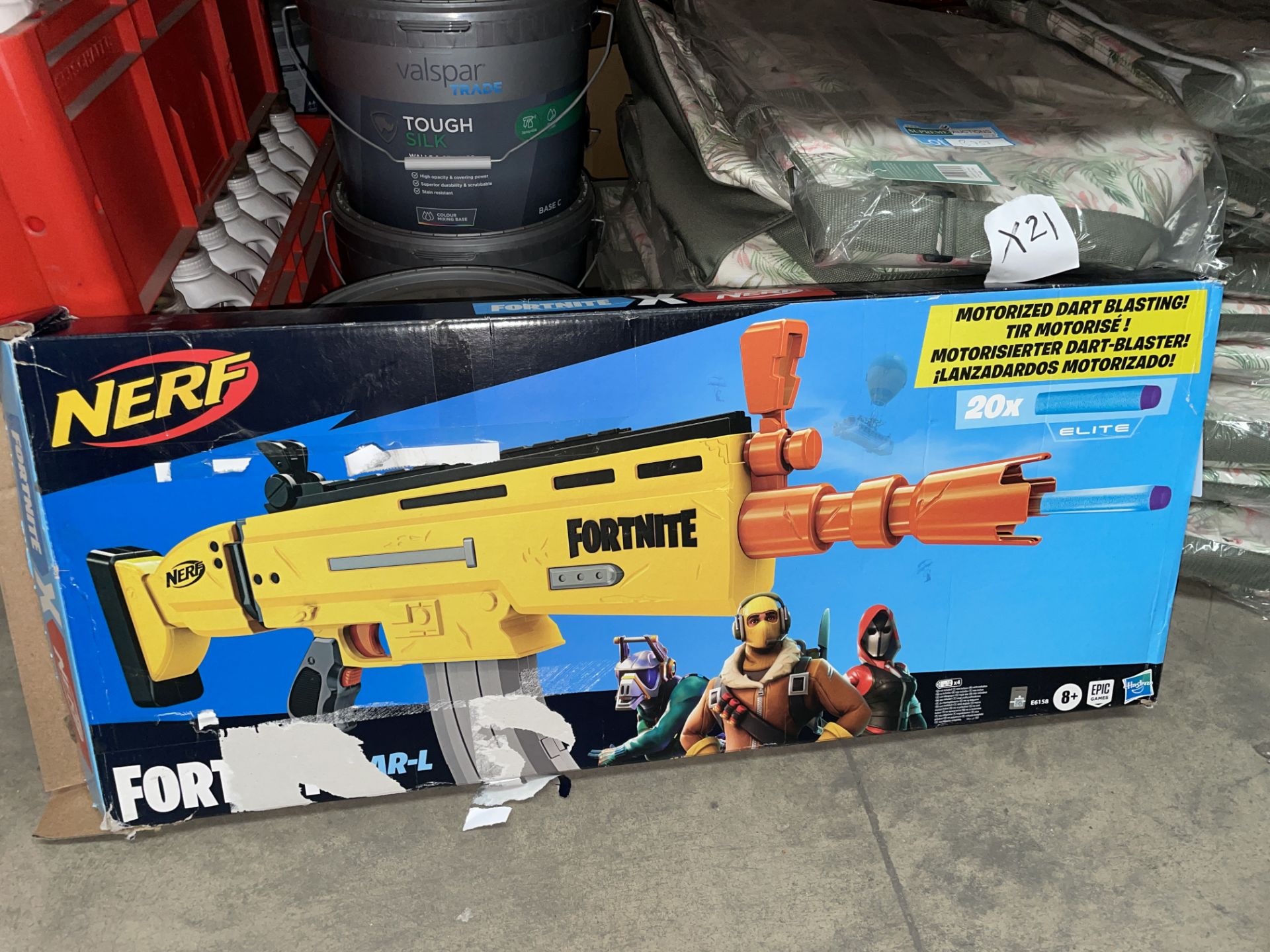 7 X NERF FORTNITE MEGA PLAY GUNS (LOC: 33.4-BB824)