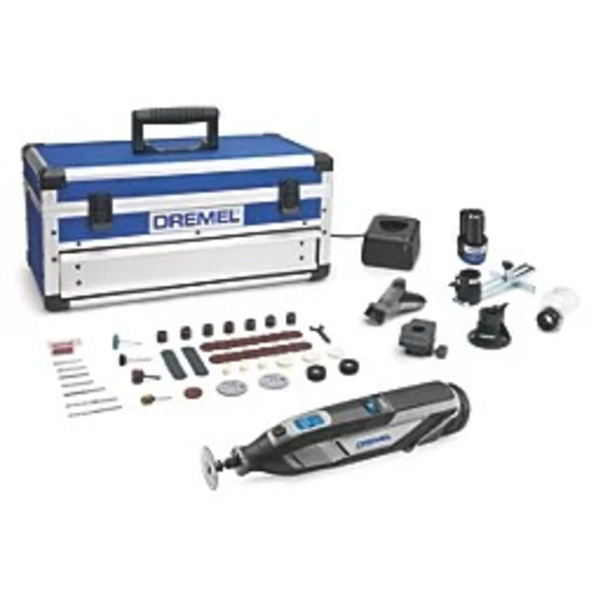 Dremel F0138240JL 12V 2 x 2.0Ah Li-Ion Cordless Multi-Tool with ...