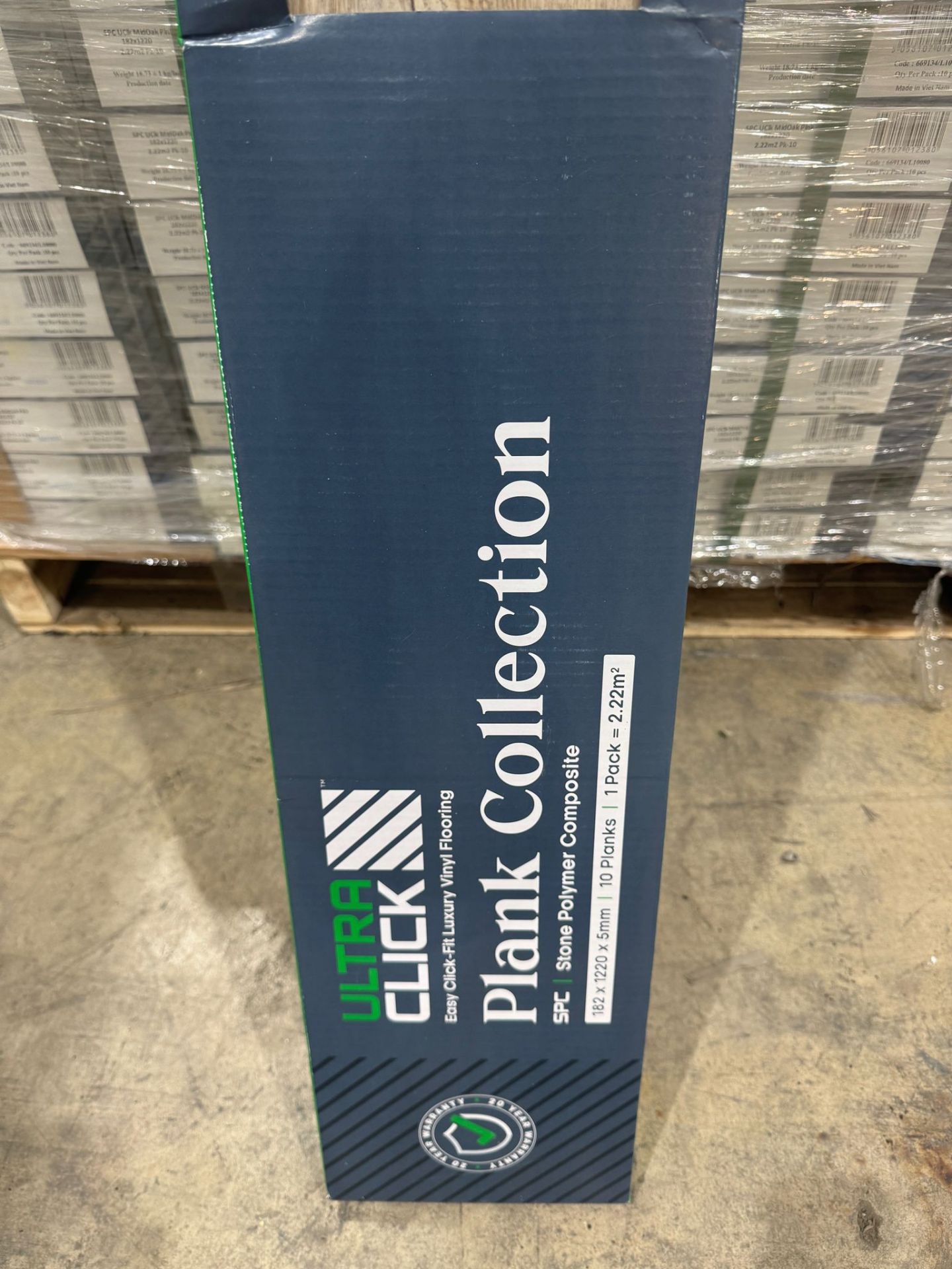 10 x New & Boxed Packs of UltraClick SPC Easy Click-Fit Luxury Vinyl ...
