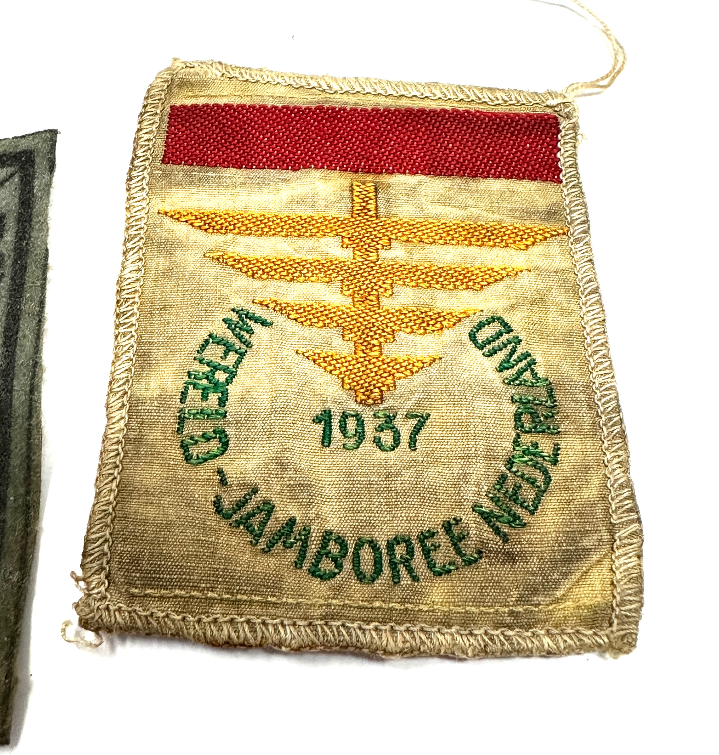 Rare boy scouts cloth badges inc 1937 world jamboree & 1951 world ...