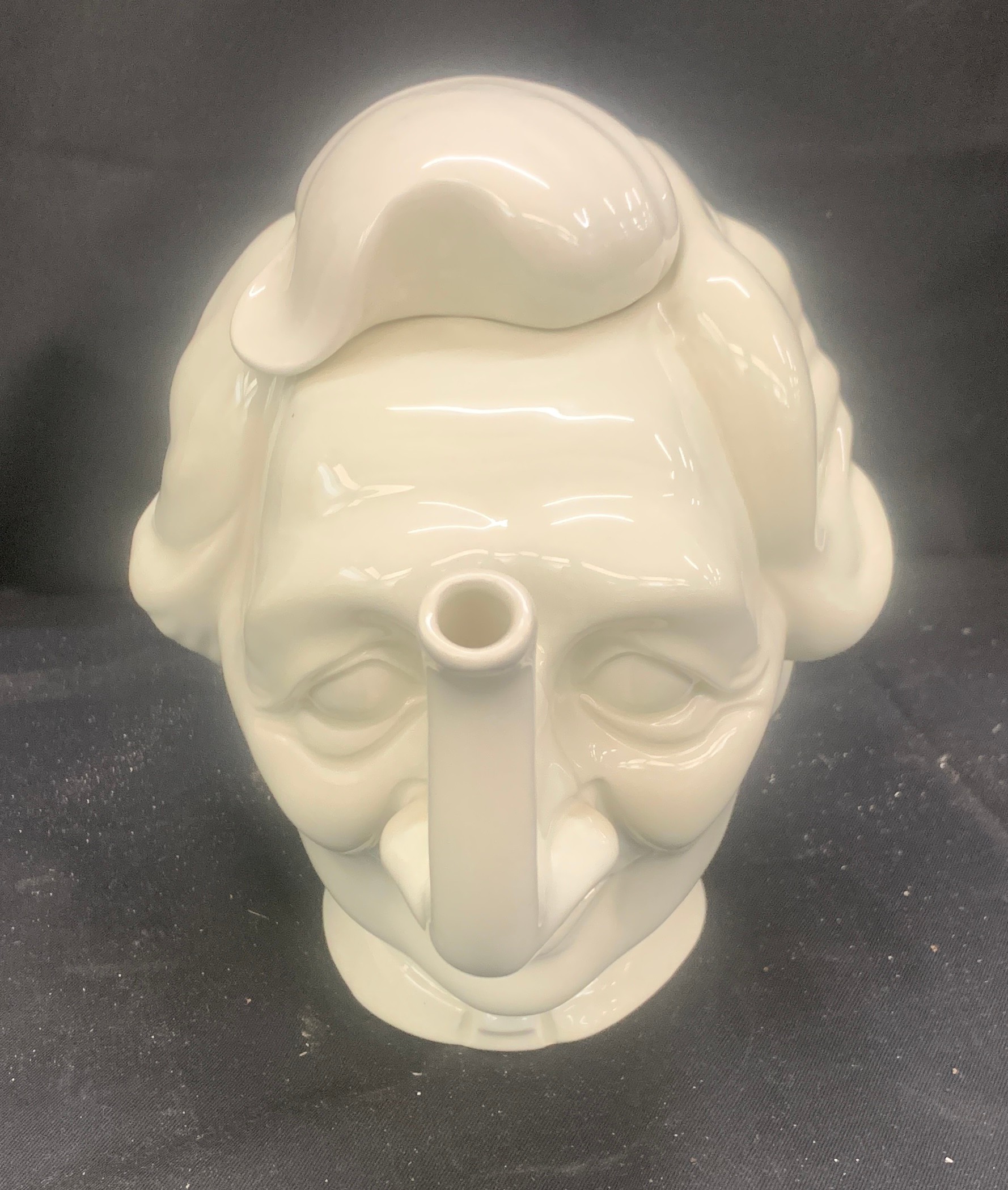 Vintage 1980s Margaret Thatcher tea pot - the "spitting image" puppet ...