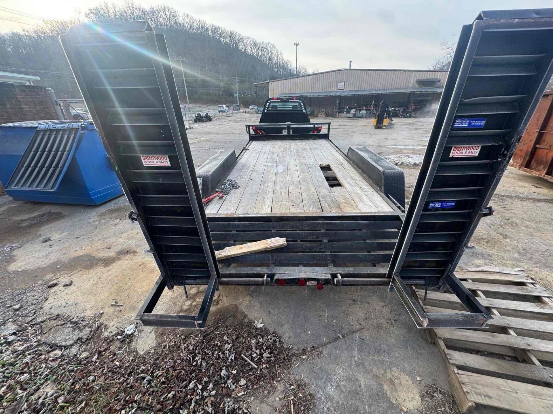 6x16 double tandem axle trailer