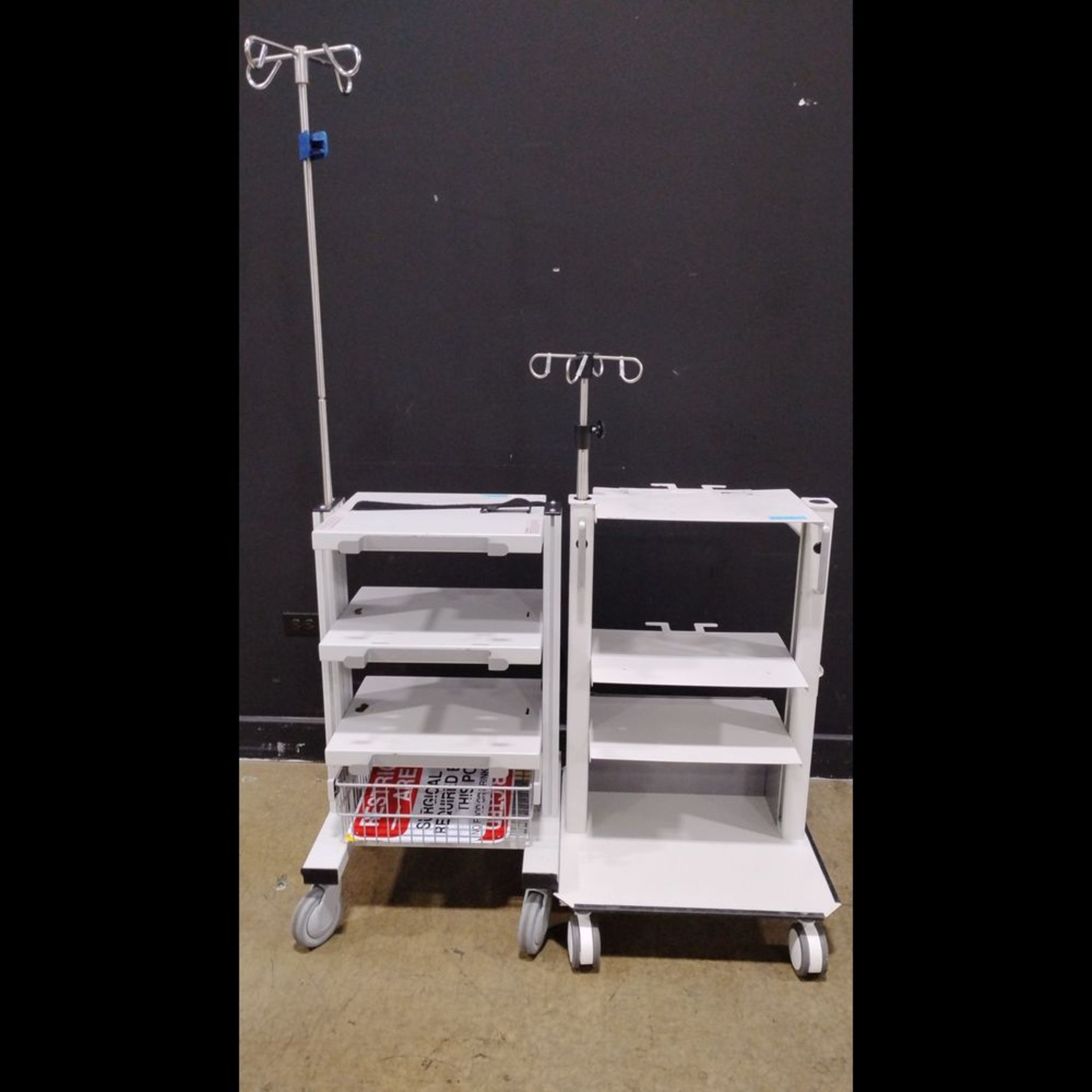 LOT OF STRYKER/ARTHREX ARTHROSCOPY CARTS (QTY 1)