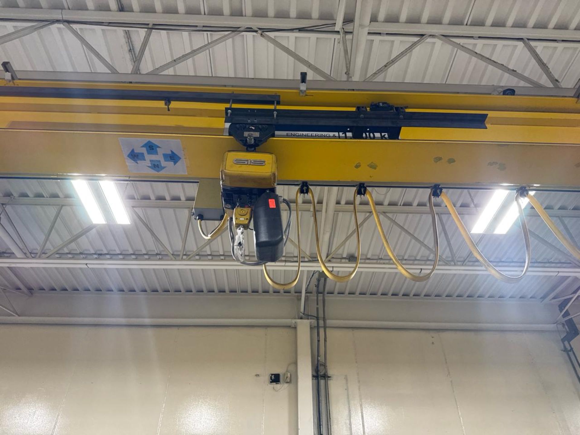 Lift Safe Eng. free standing bridge crane, 18 ft. x 47 ft. w/ GIS ...
