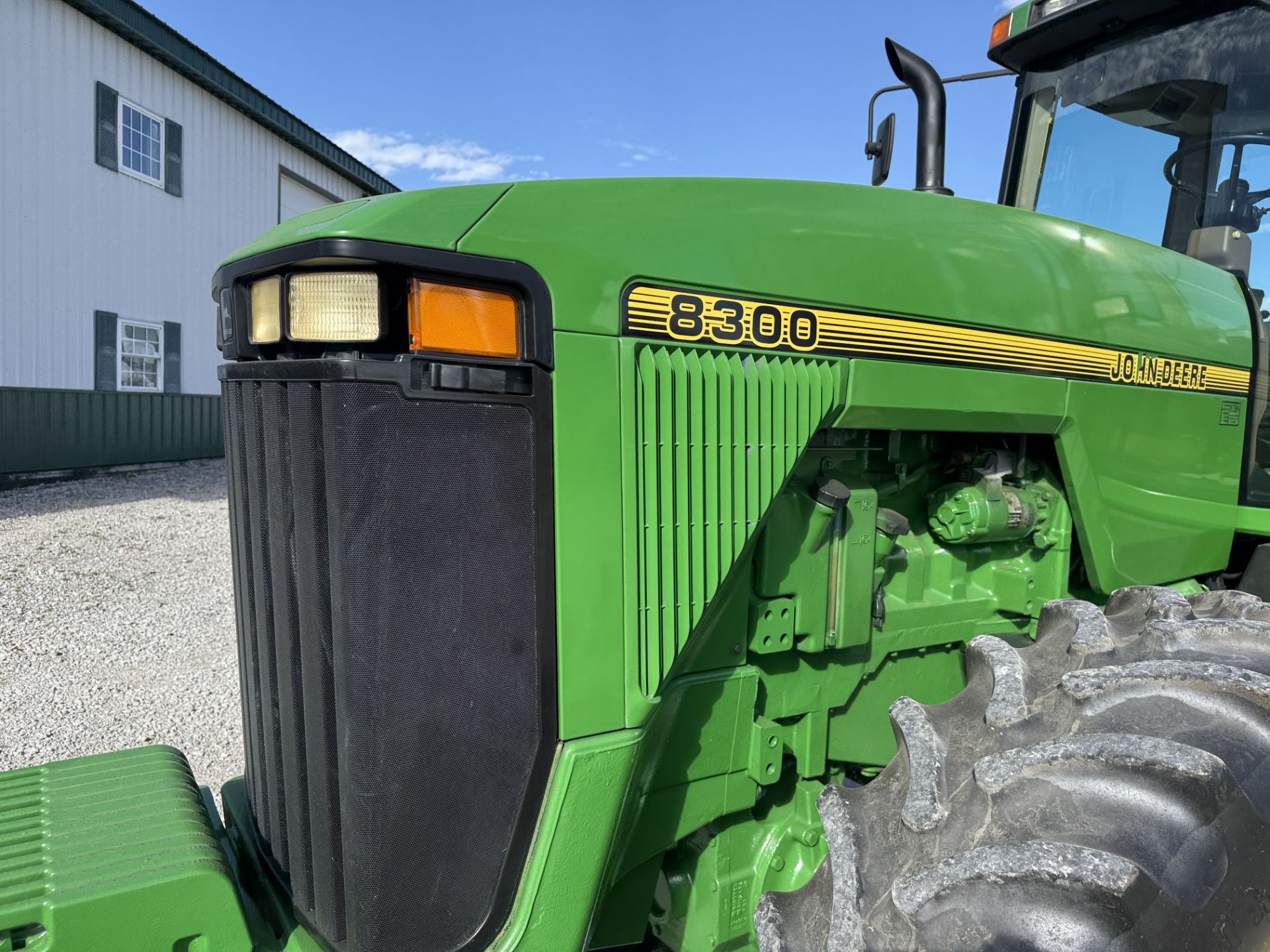 John Deere 8300 Tractor, MFWD, powershift, 330/85R30 fronts, 18.4R42 ...