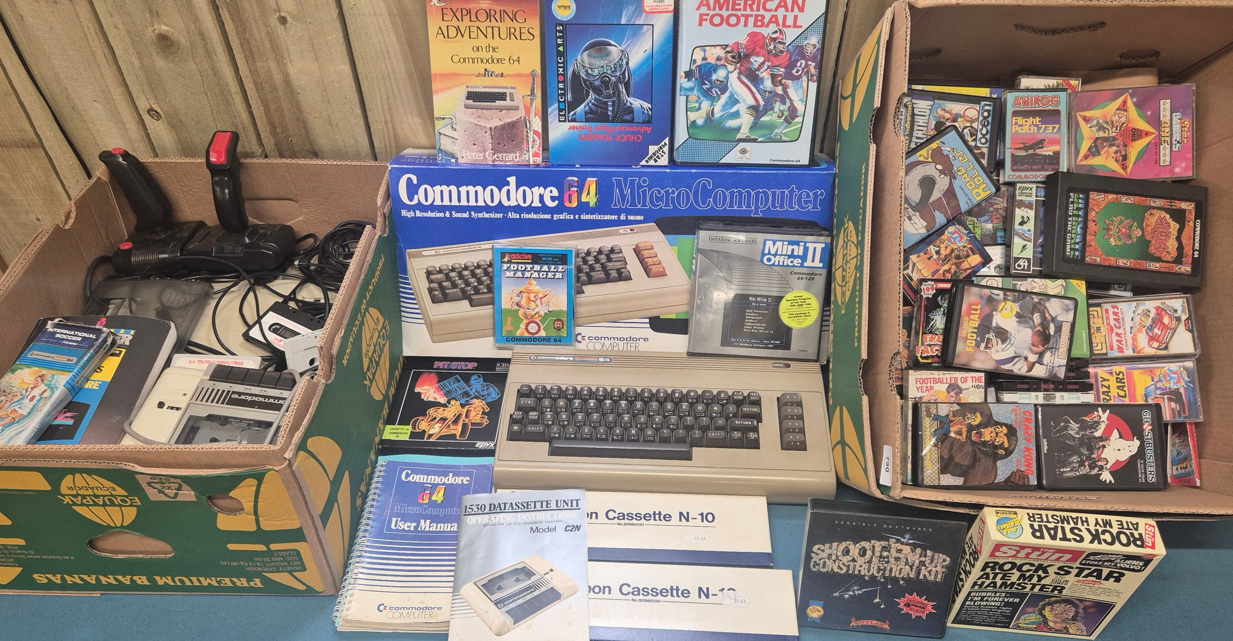 Commodore 64 Micro Computer and Games; Comes with box, Printer & Ribbon ...
