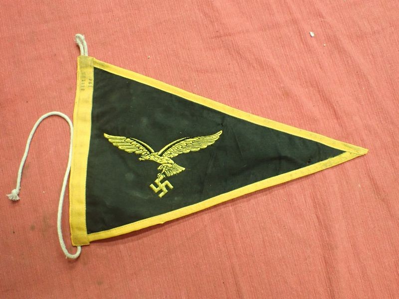 WW2 German Luftwaffe pennant With Berlin mark and date to the hem, but ...