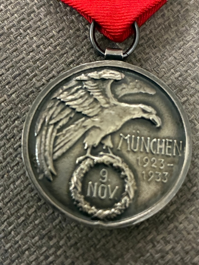 WW2 German Blood Order Medal - Souval 1960's Produced for Veterans and ...