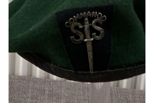 WW2 British Royal Marine Commando Beret Dated 1944 Has one old repair ...