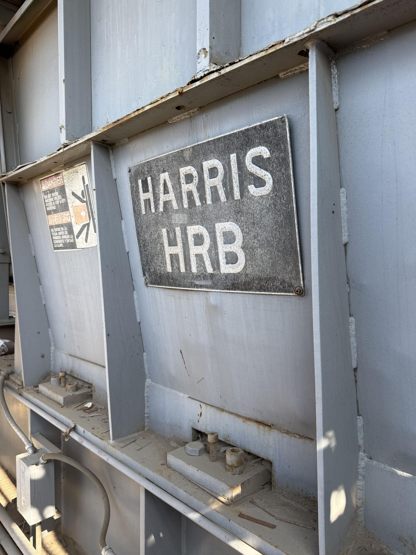 HARRIS HRB SCRAP METAL BALER, MODEL HRB-918W-BR-BD, S/N 2572, W/ KRAUSE ...
