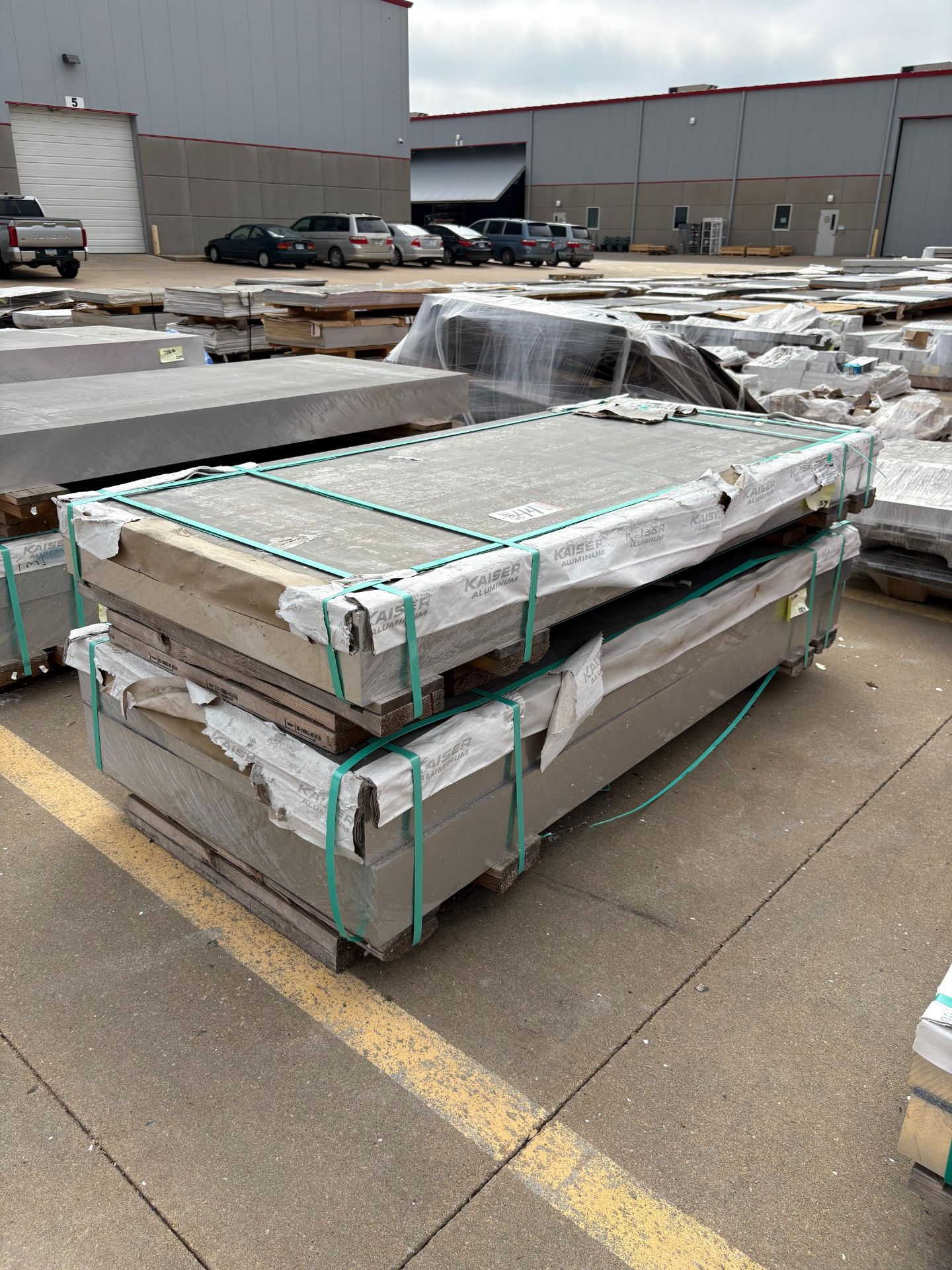 (3) 36" X 79" X 6" KAISER ALUMINUM PLATES, 2124 ALLOY, APPROX. 5,187 ...