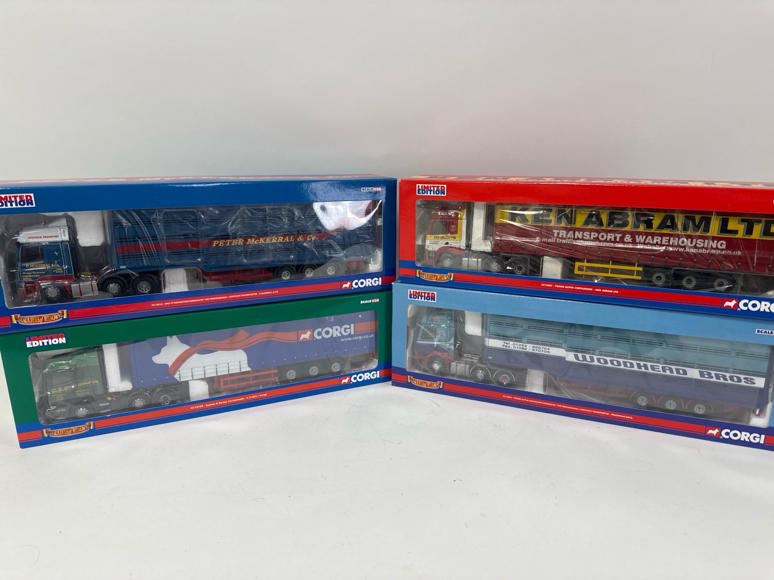 Corgi, a boxed group of 1:50 scale Hauliers of Renown diecast models ...