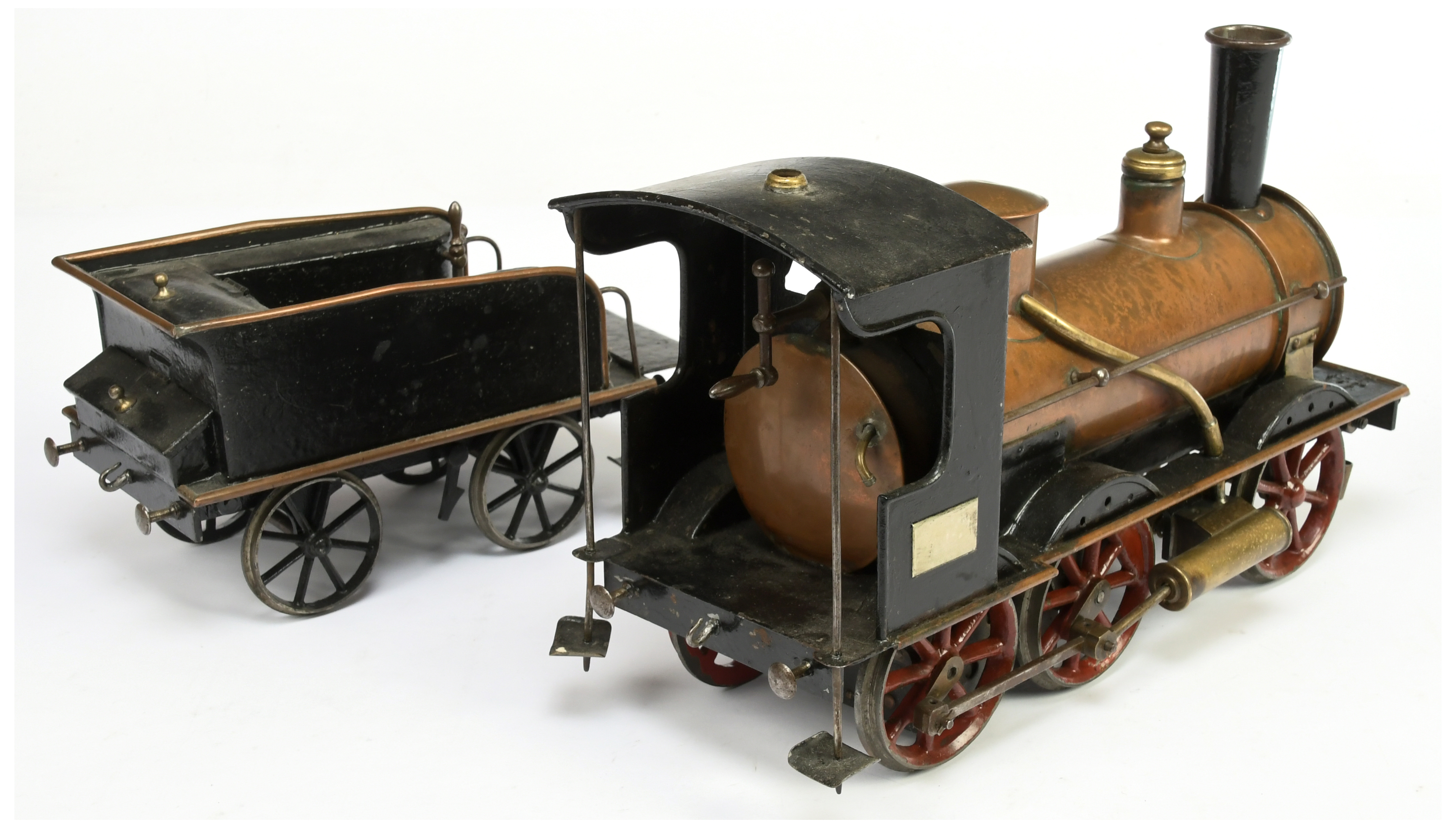 Live Steam 2-4-0 Spirit Fired Steam Locomotive built from unknown ...