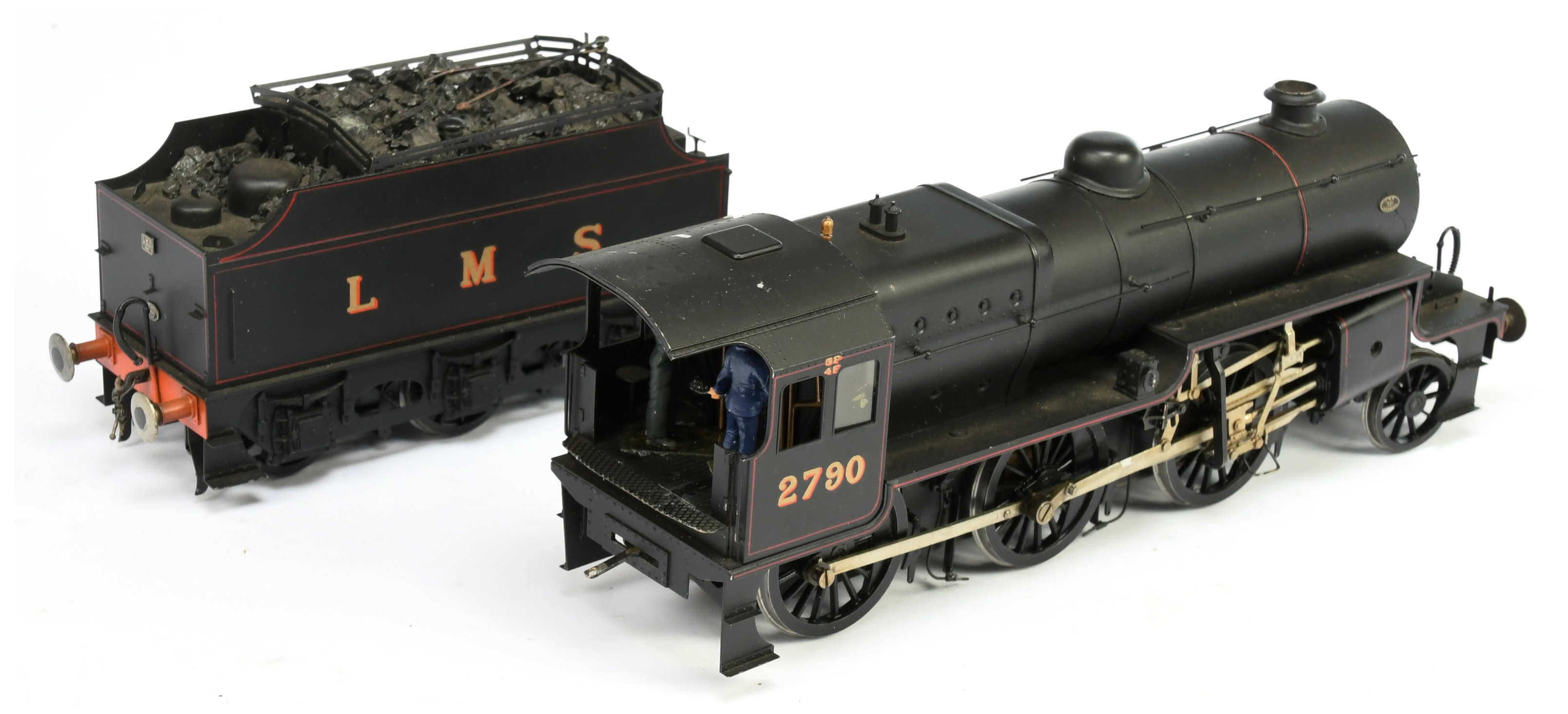 Sancheng O Gauge Unboxed 2-Rail Finescale LMS Black 2-6-0 Hughes Crab ...