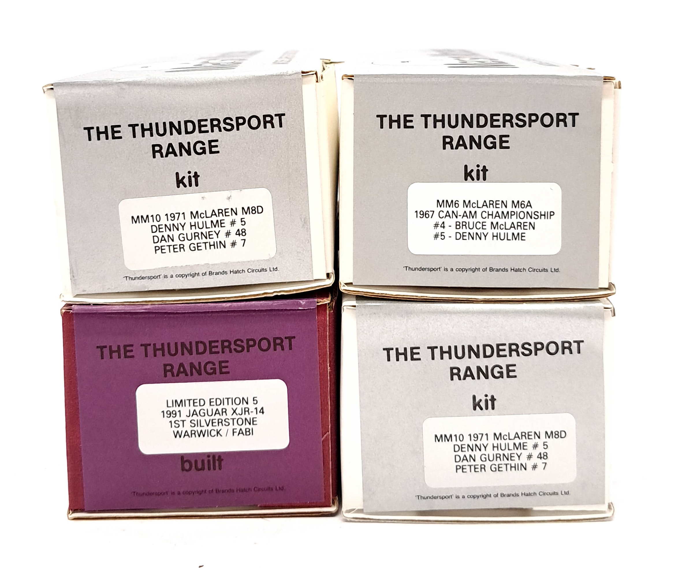 Marsh Models, a Sealed Group of Thundersport Range Kits Series Models ...