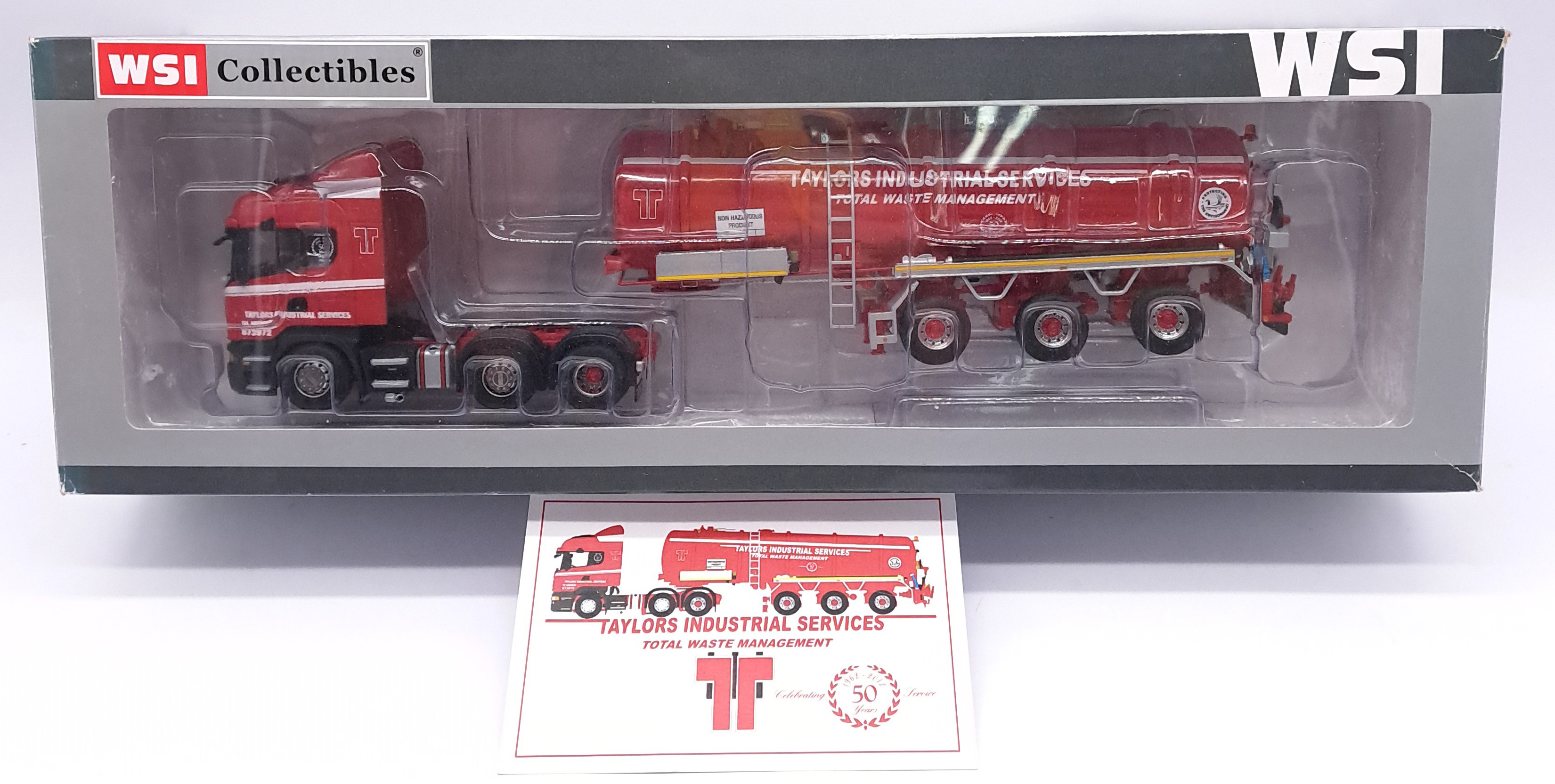 WSI Models, a boxed 1:50 scale 02-1199 Scania R(5) Highline 6x2 ...