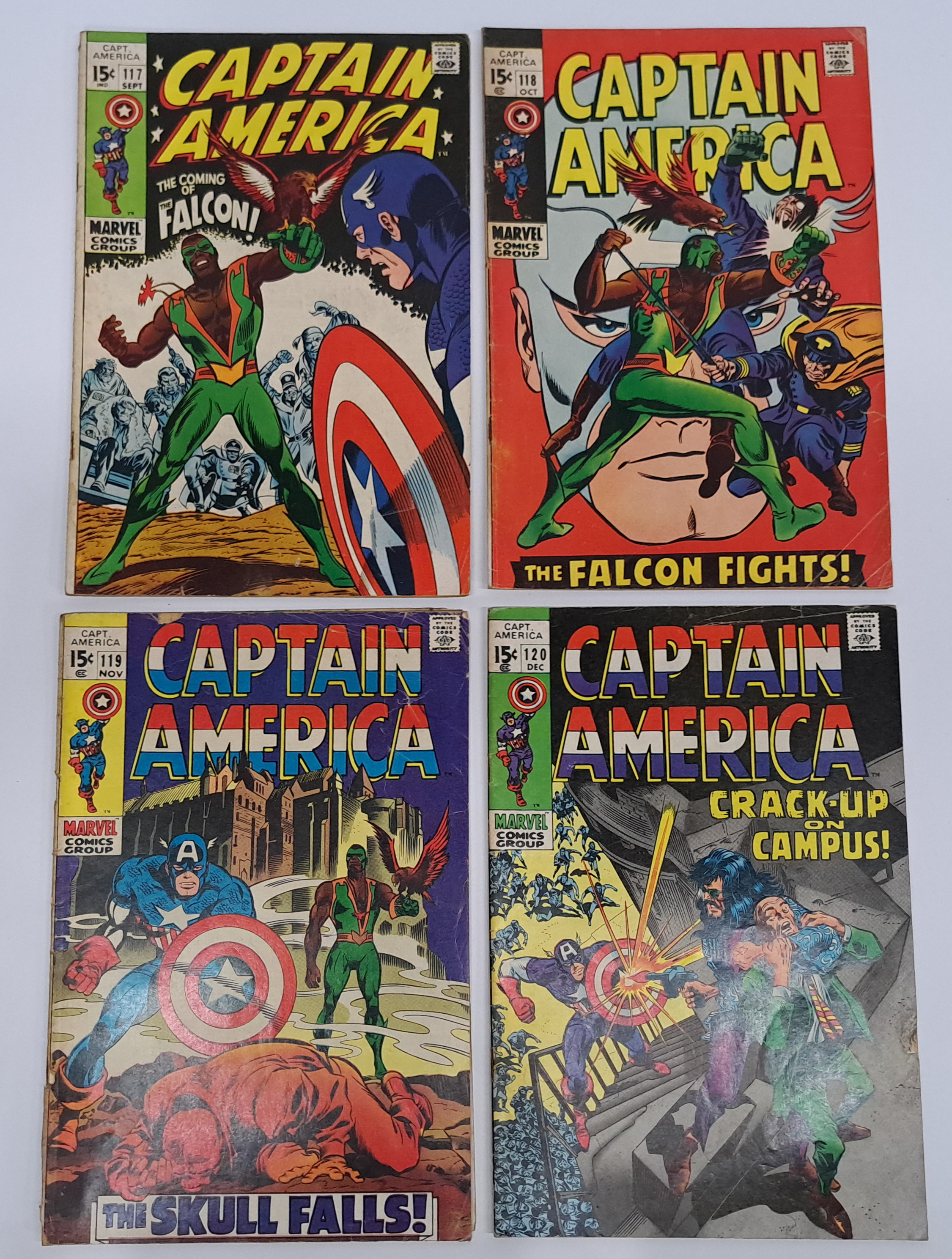 Marvel Comics, Captain America #117, #118, #119 & #120 (1969) First ...