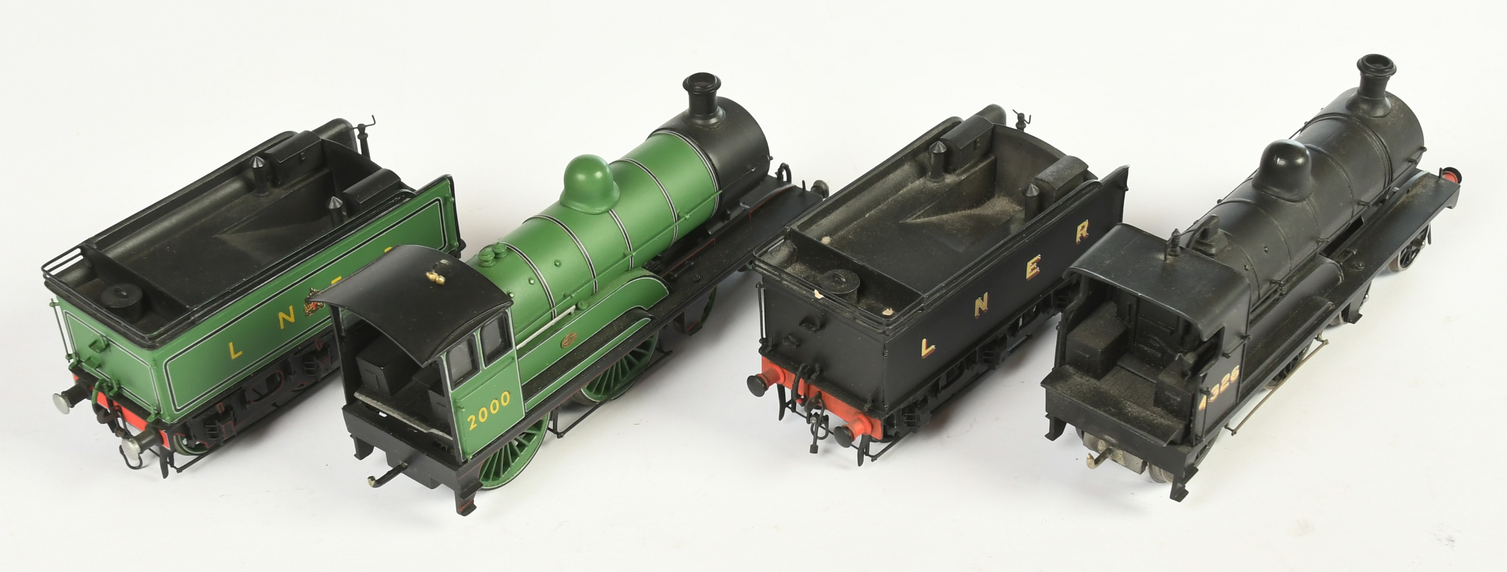 Kitbuilt pair of LNER 4-4-0 Ivatt D2 & D3 Class Locomotives (see photo ...