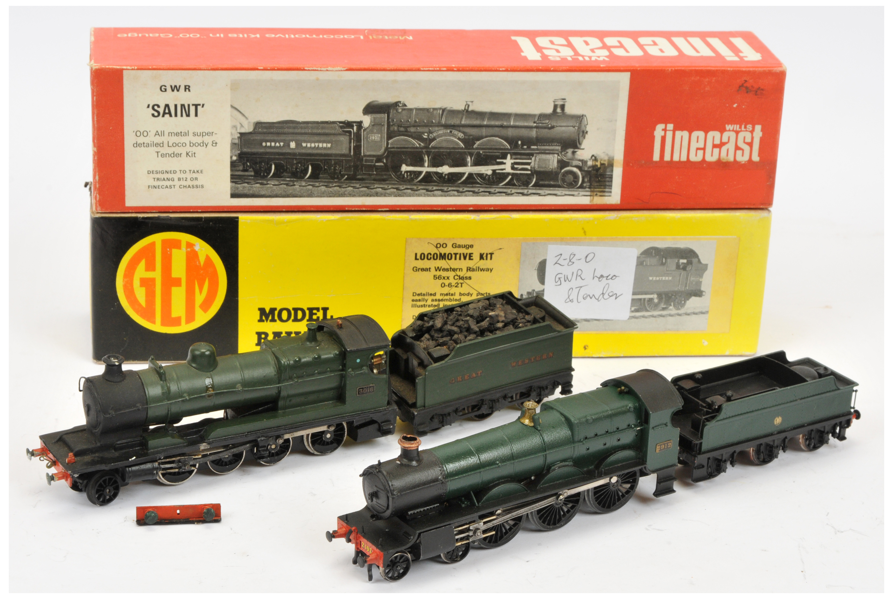 Pair of OO gauge kit-built Steam Locomotives, comprising of Wills ...
