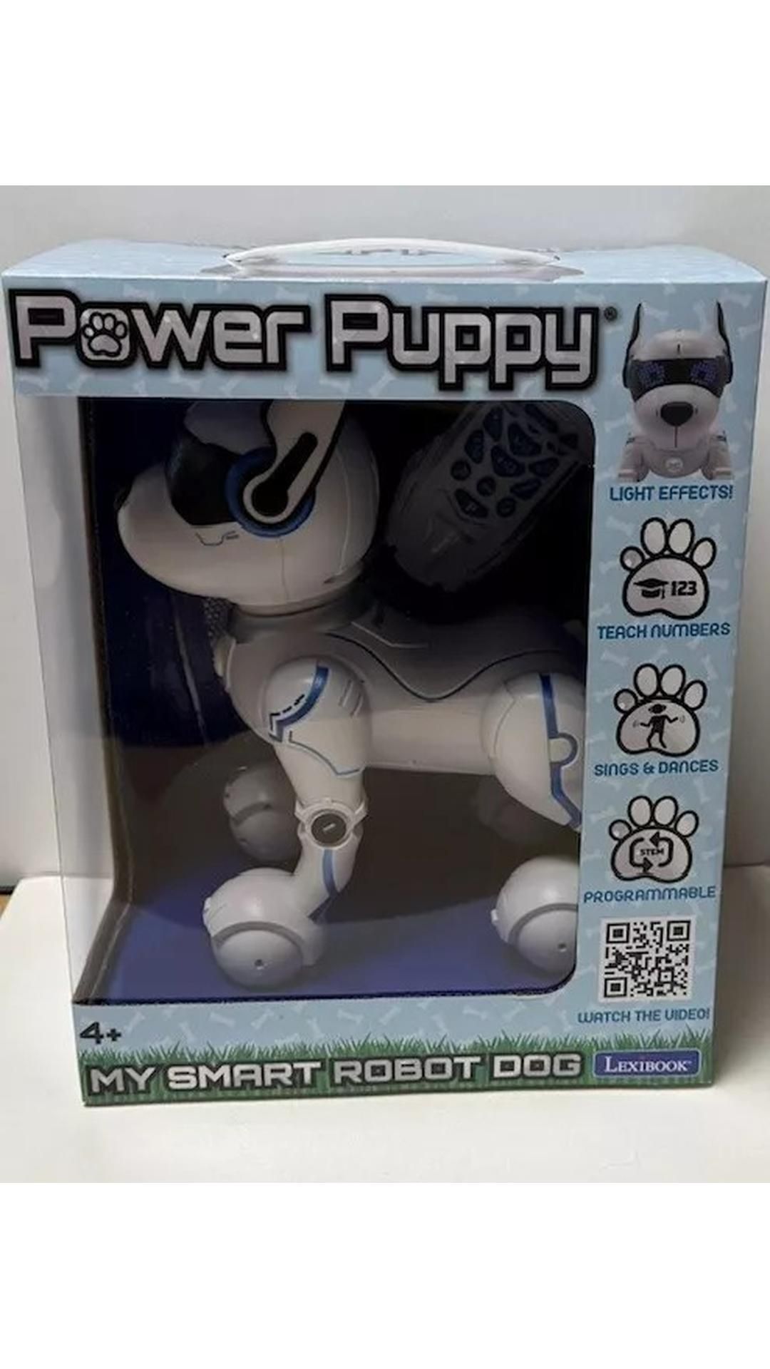 Lexibook Power Puppy My Programmable Smart Robot Dog, 4+ Years