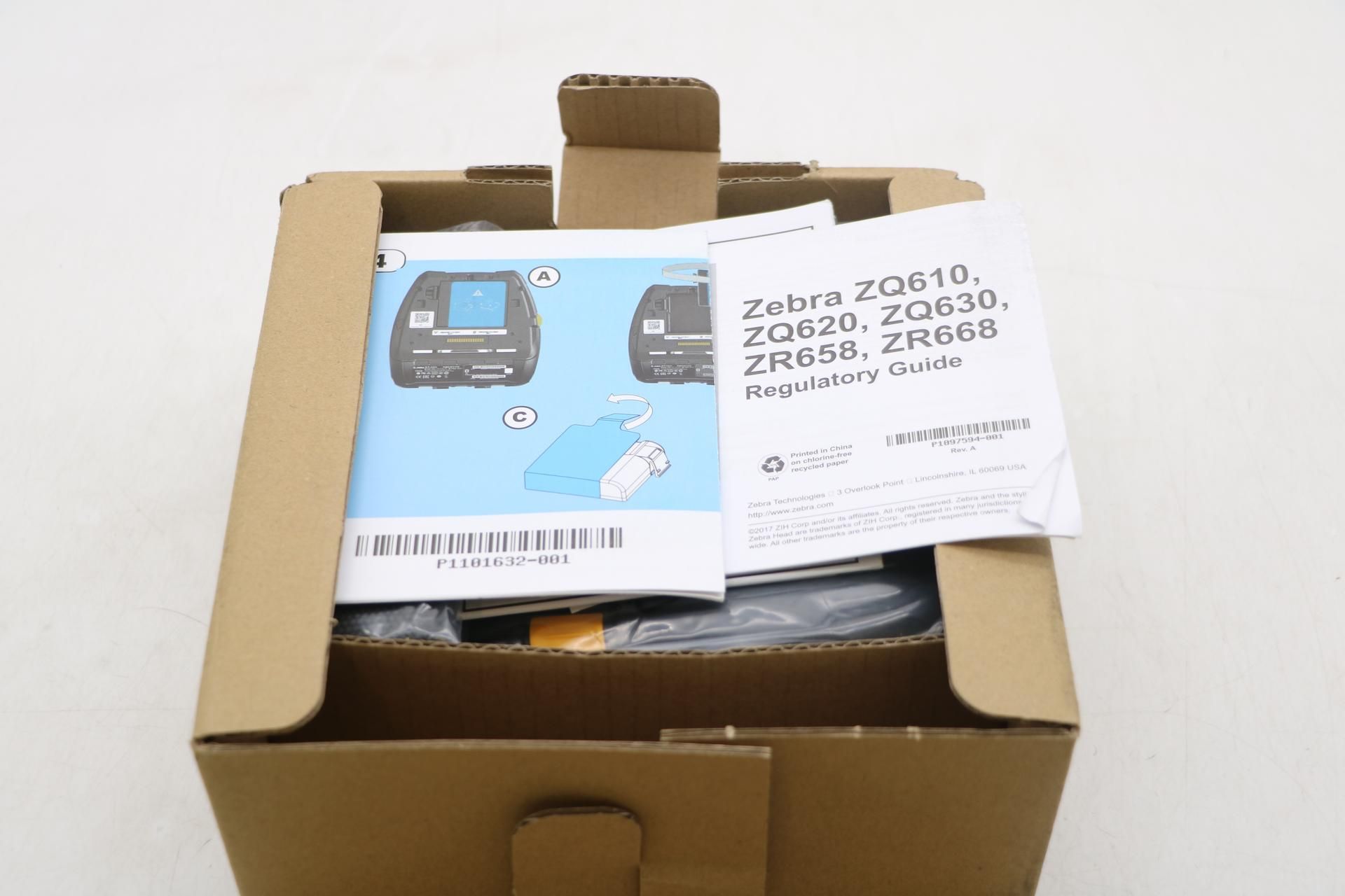 Zebra ZQ630 Portable Label Printer. Box damaged. RRP £1070