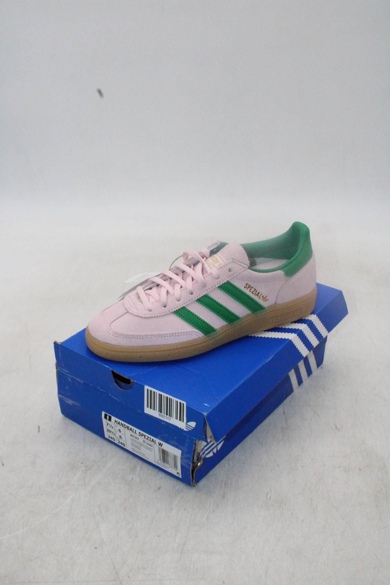 Adidas Handball Spezial, Pink/Green, UK 6, Some Black Marks to Left ...