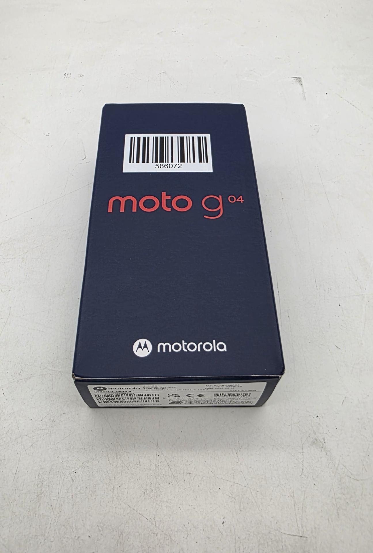 Motorola Moto G04 Android Mobile Phone, 4GB RAM, 64GB Storage, Sea ...