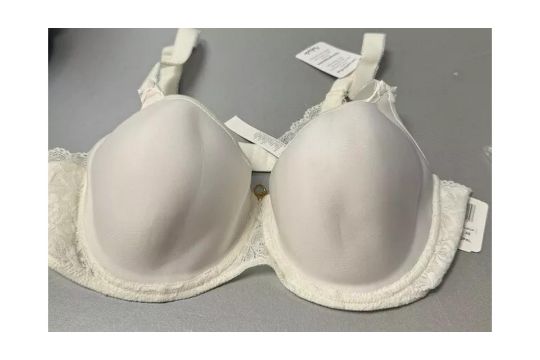 Aubade Women's Rosessence Half Cup Bra, Balconette, White, 38C. No Box