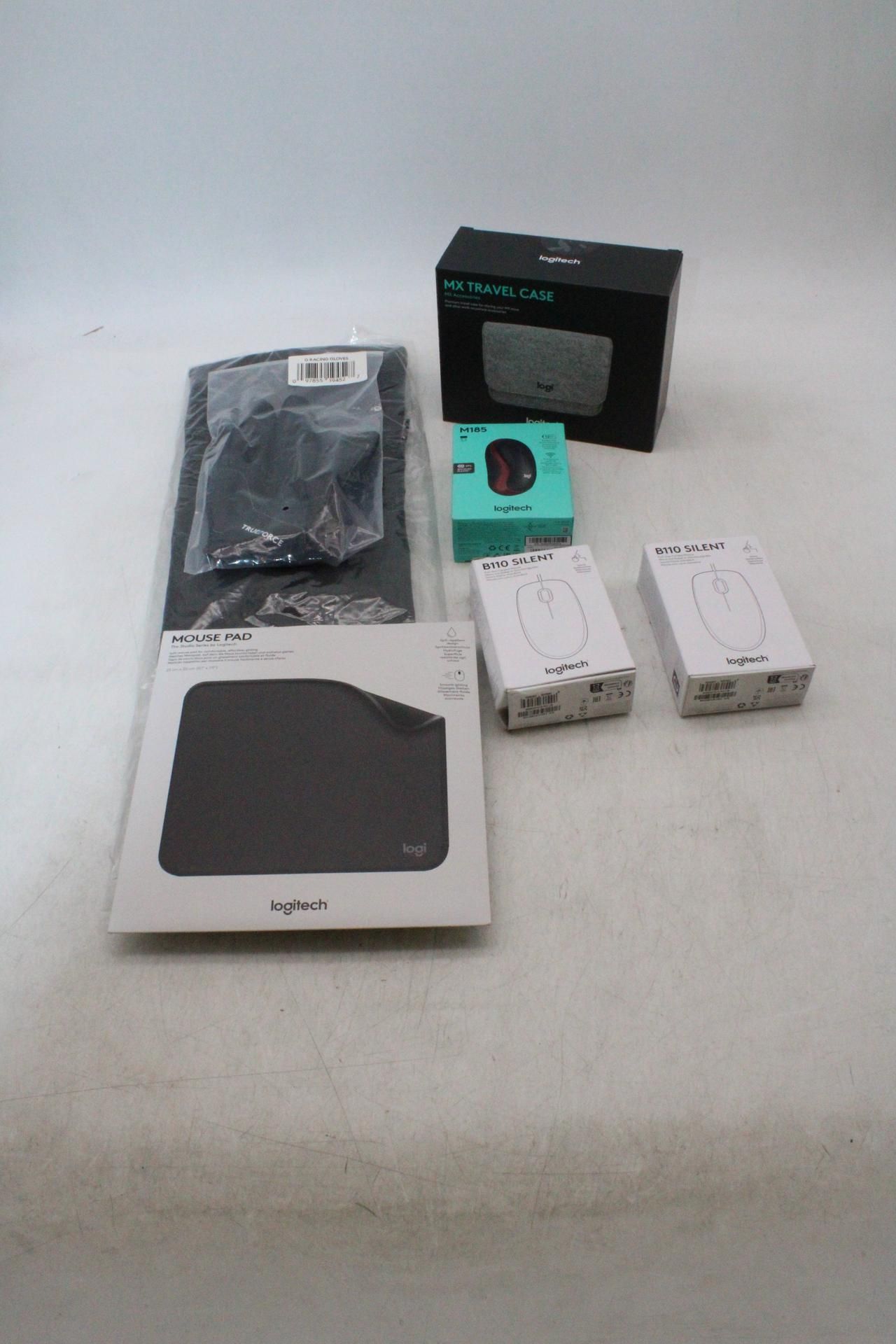 Seven Logitech items to include 1x MX Travel Case, 1x G Trueforce ...