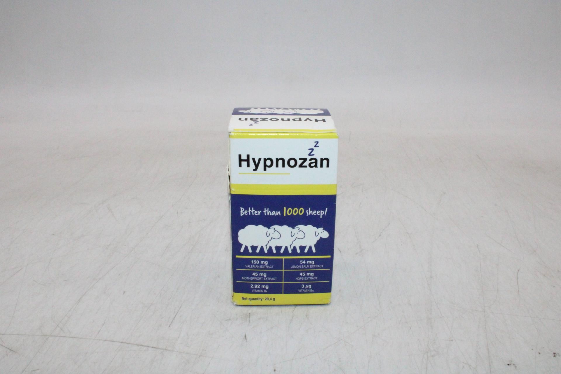 Five Hypnozan 60 Capsules, Some Boxes Damaged, 12/2027
