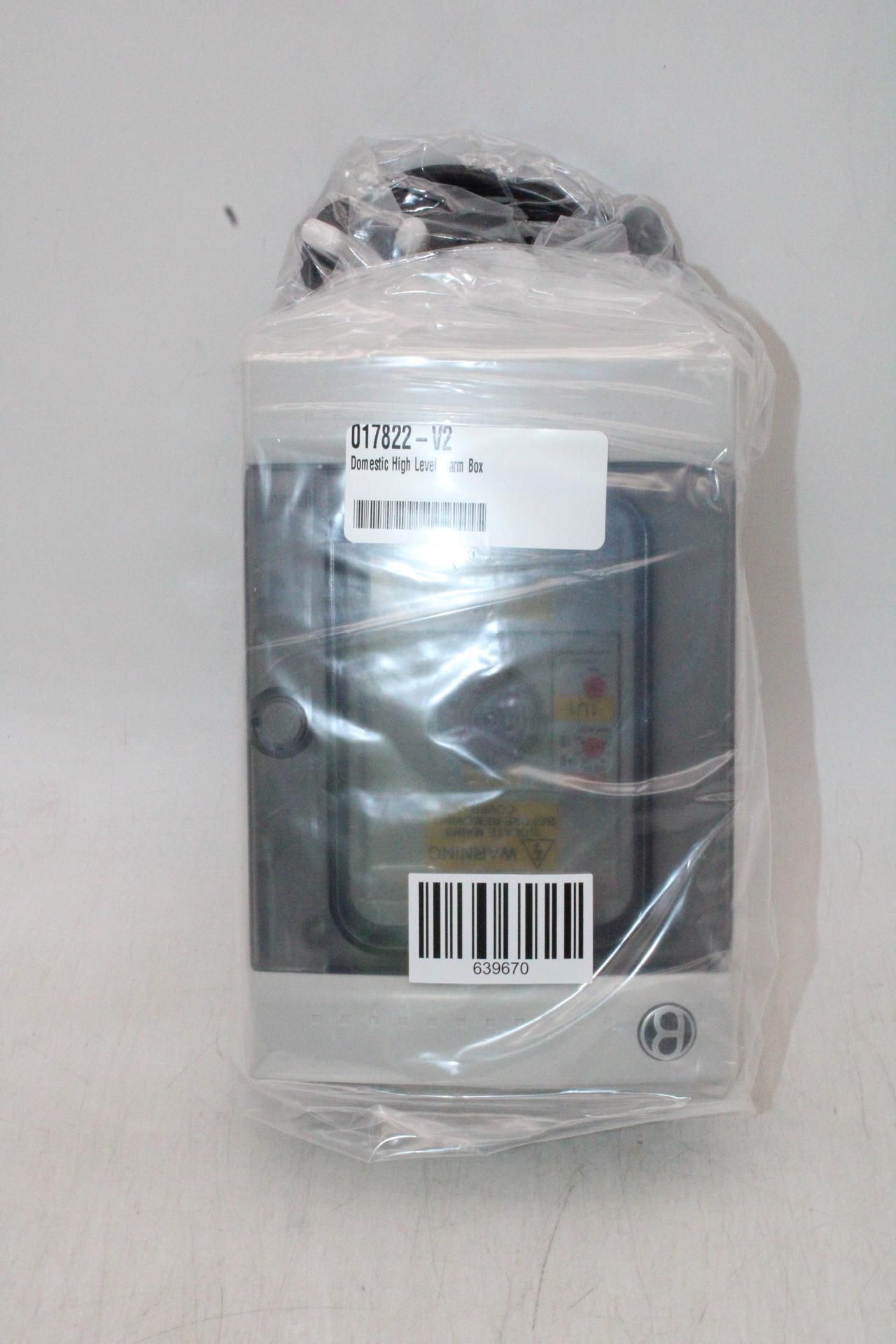 Domestic 01/822-V2 Basic High Level Alarm Box