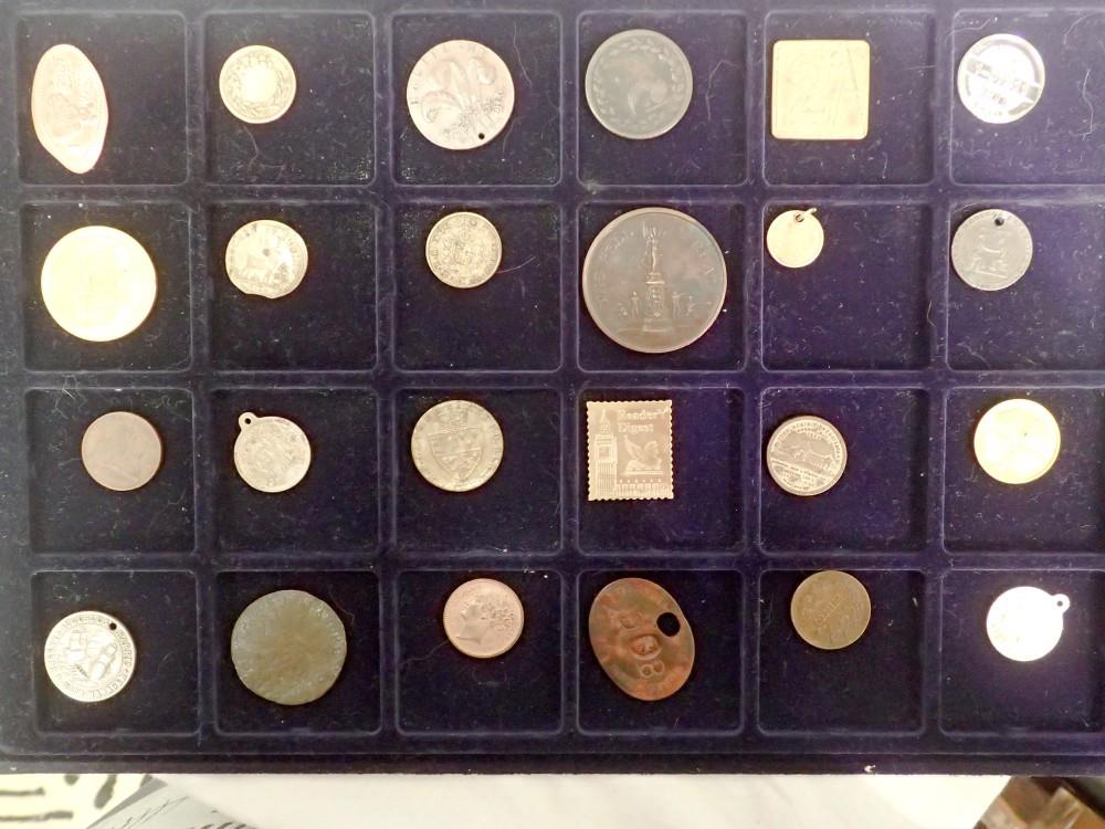 Quantity of tokens, workhouse coins and mining tallies . UK P&P Group 1 ...